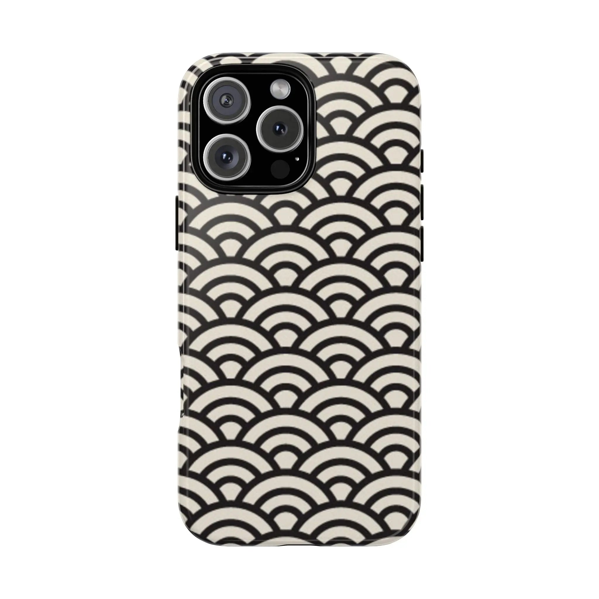 Japanese Wave Pattern Tough iPhone Case | MVB STUDIO – MVB STUDIO STORE